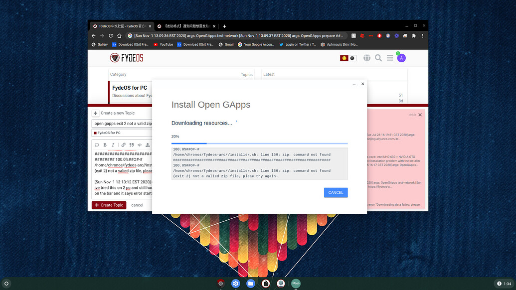 Open Gapps Exit 2 Not A Valid Zip File Please Try Again Community