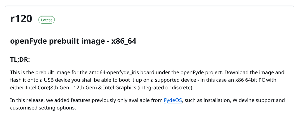 Openfyde预构建镜像能否增加使用国内服务的版本 - 开源讨论 - Community